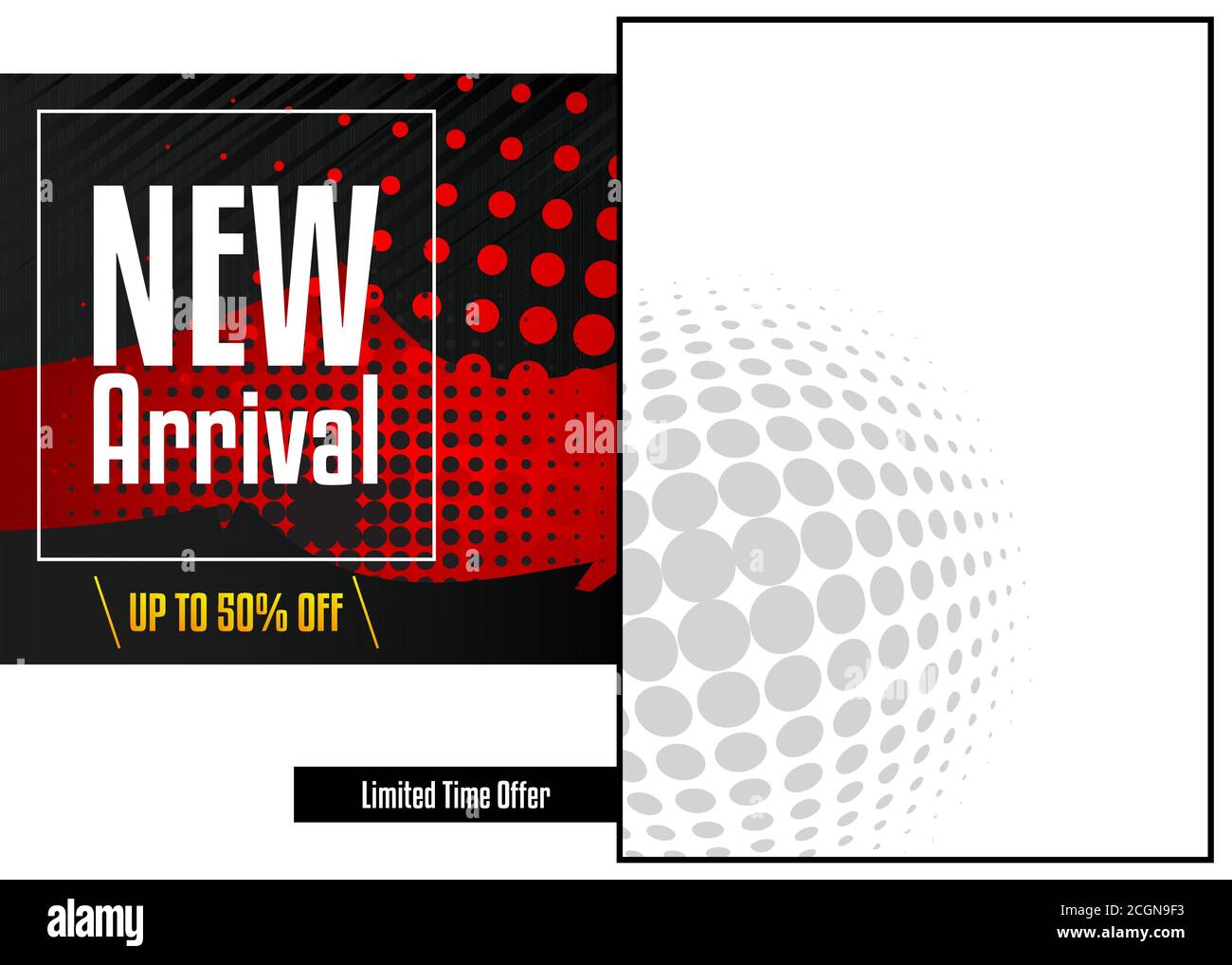 Comic book fashion sale social media post design. Cartoon colored ...