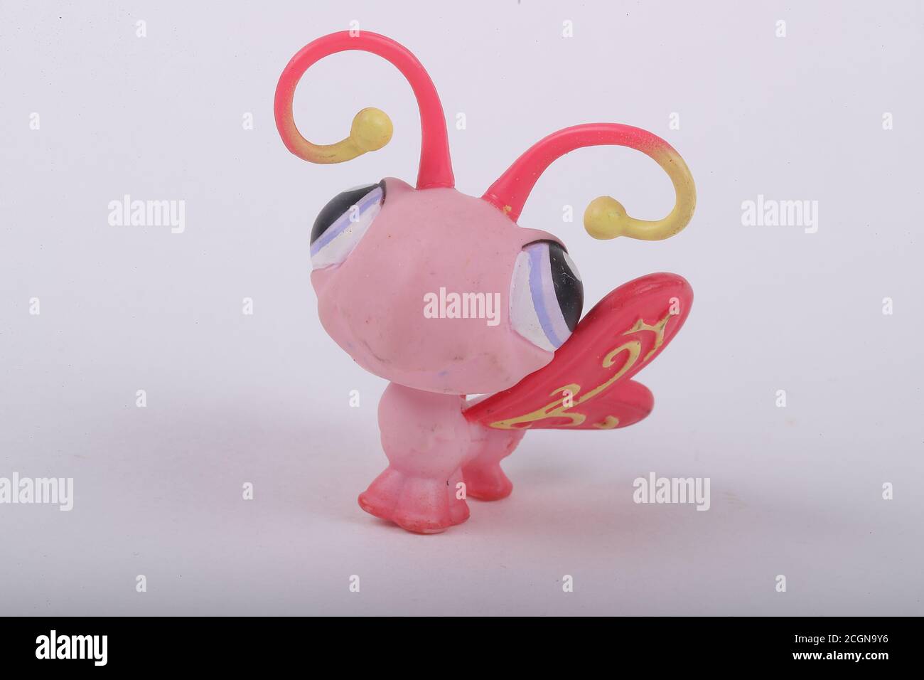 Littlest Pet Shops macro of a pink firefly on White - Photo credit Luke ...