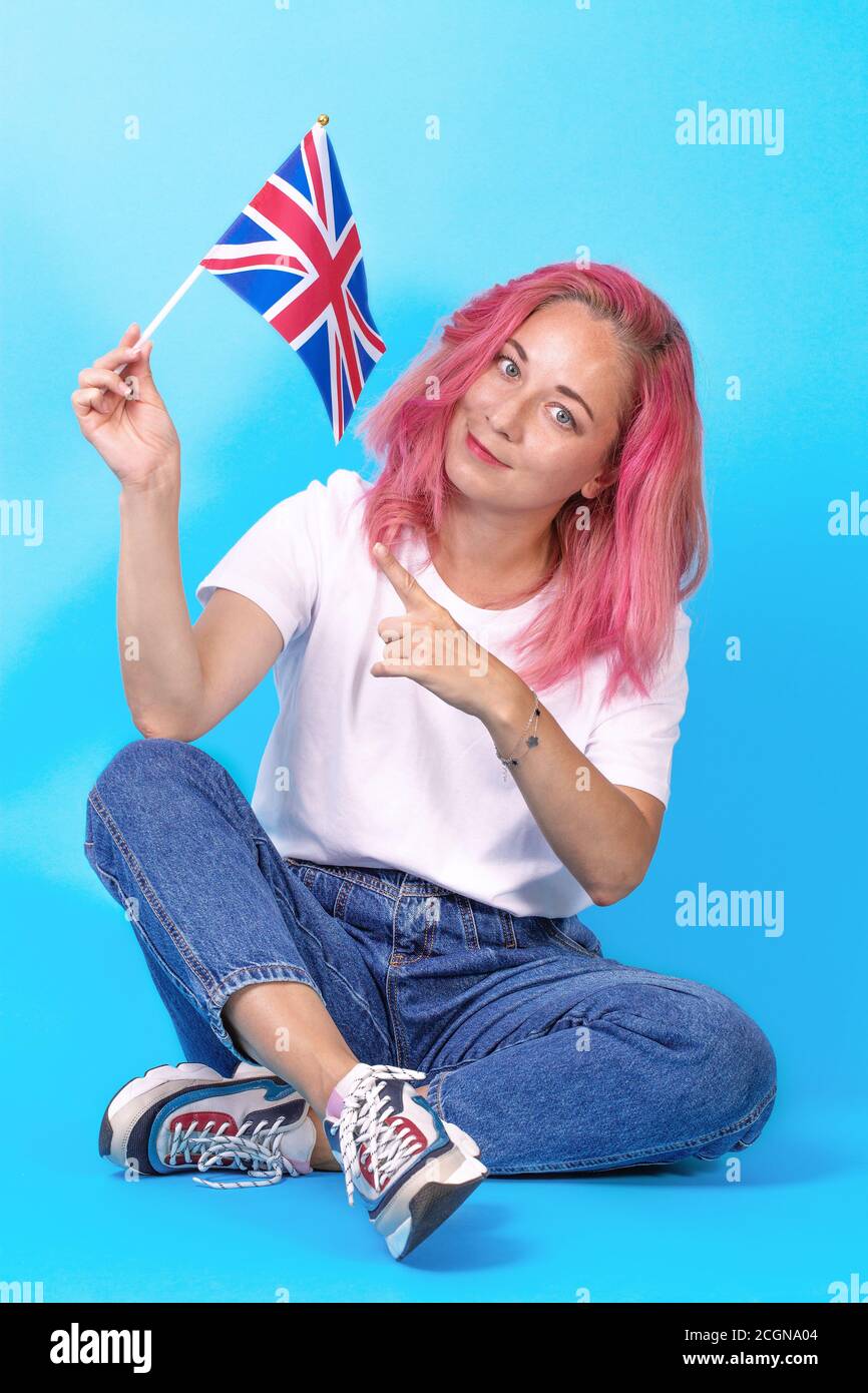 Uk university student flag hi-res stock photography and images - Alamy