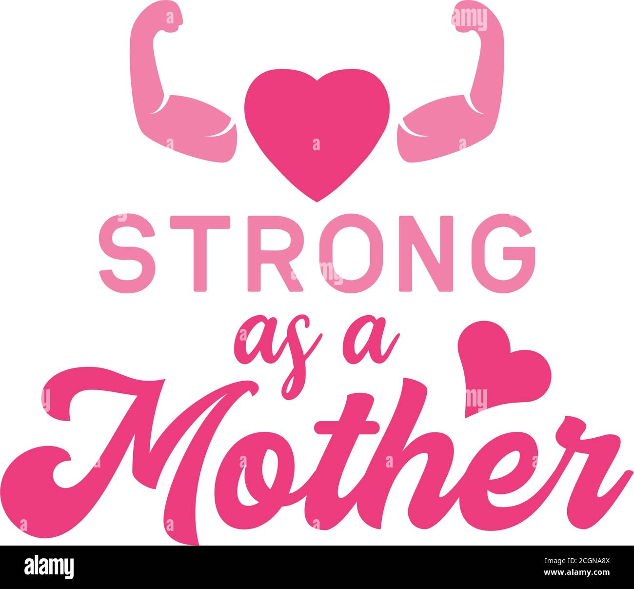 Strong mom Stock Vector Images - Alamy