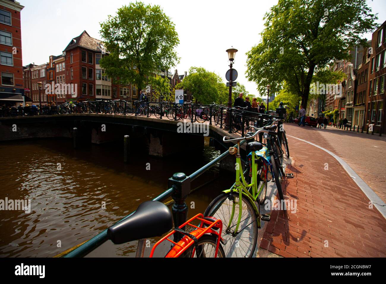 Amsterdam, Netherlands 05/15/2010: Amsterdam has a deep cycling culture ...
