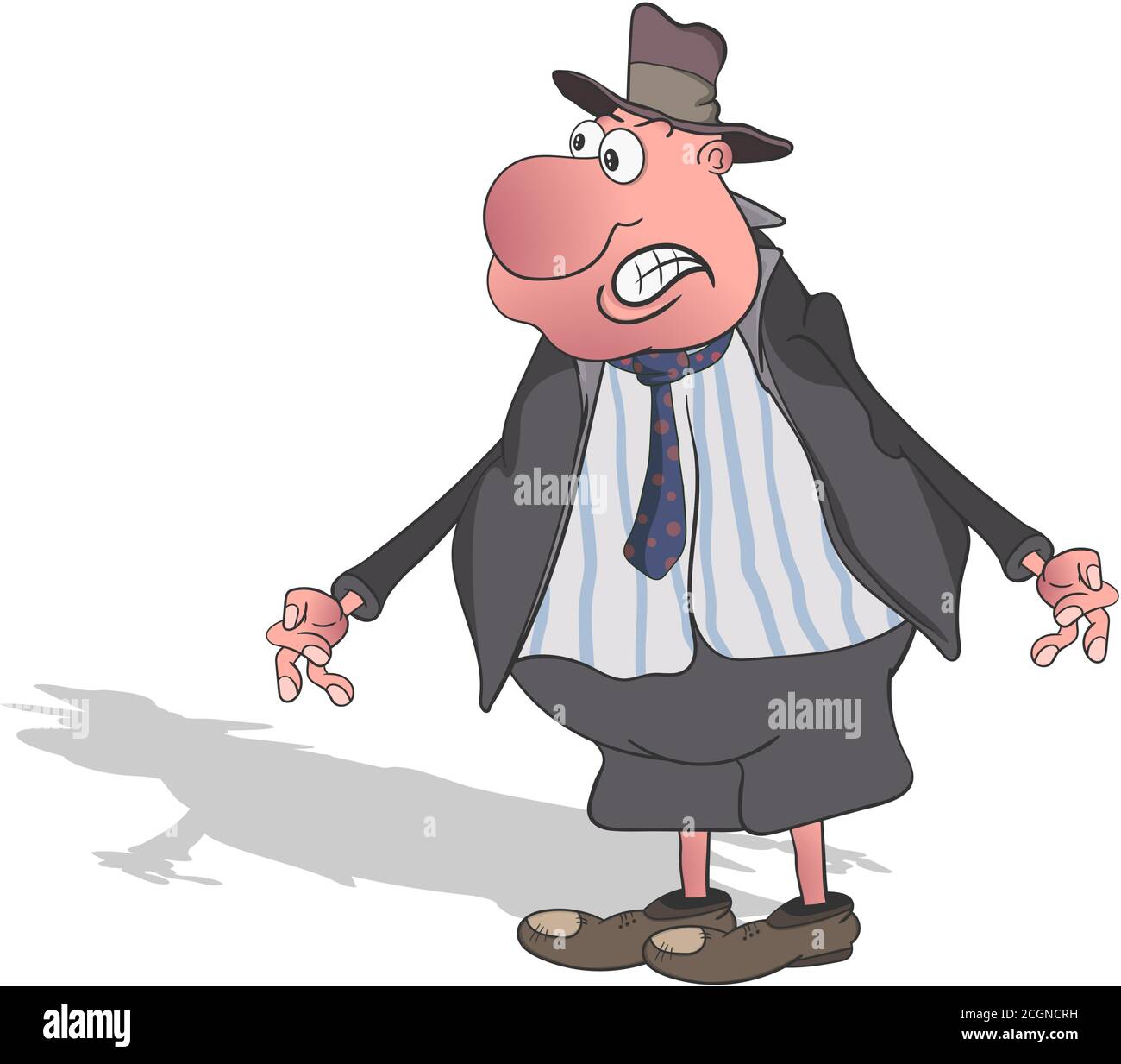 Disheveled businessman Stock Vector Images - Alamy