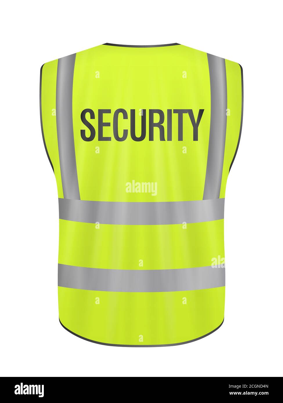 Safety vest security on a white background. Vector illustration Stock ...