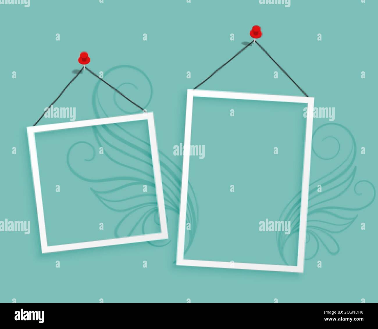 Two foto frame Stock Vector Images - Alamy