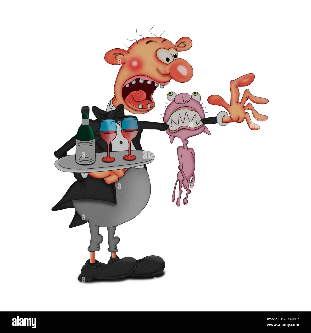 Unfriendly waiter hi-res stock photography and images - Alamy