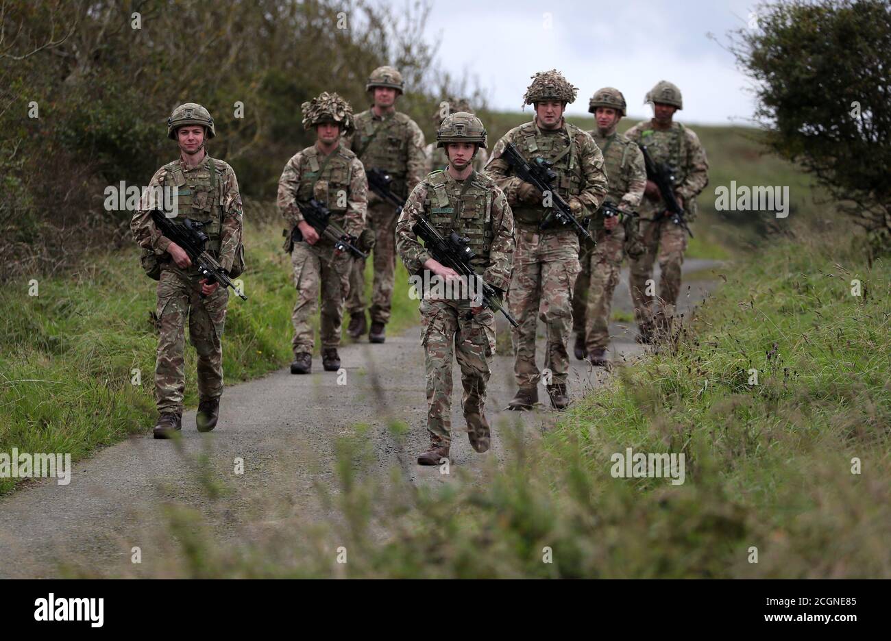 Soldiers from the Royal Scots Dragoon Guards at the Ranges during ...