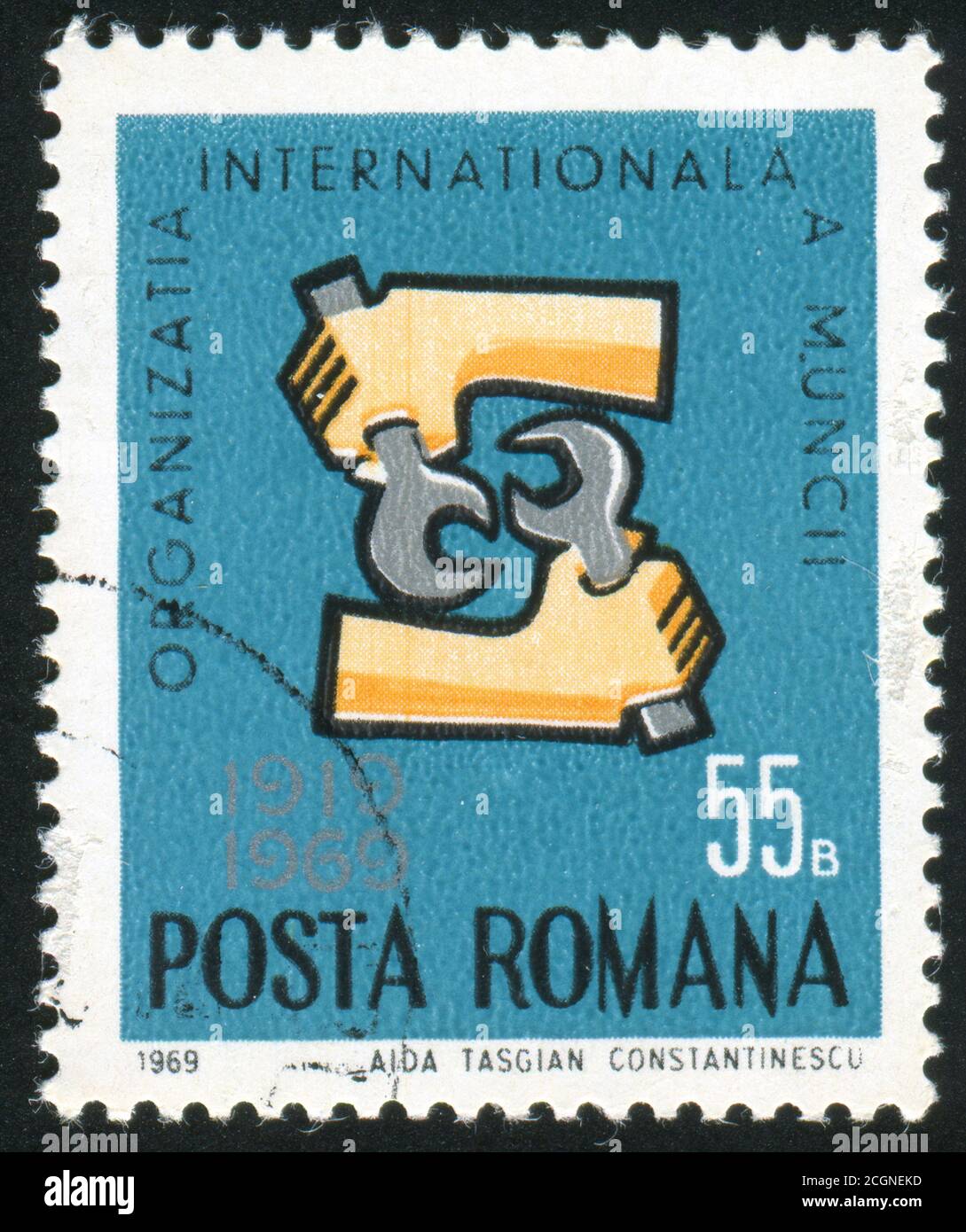 ROMANIA - CIRCA 1969: stamp printed by Romania, shows emblem of ... ROMANIA - CIRCA 1969: stamp printed by Romania, shows emblem of ...