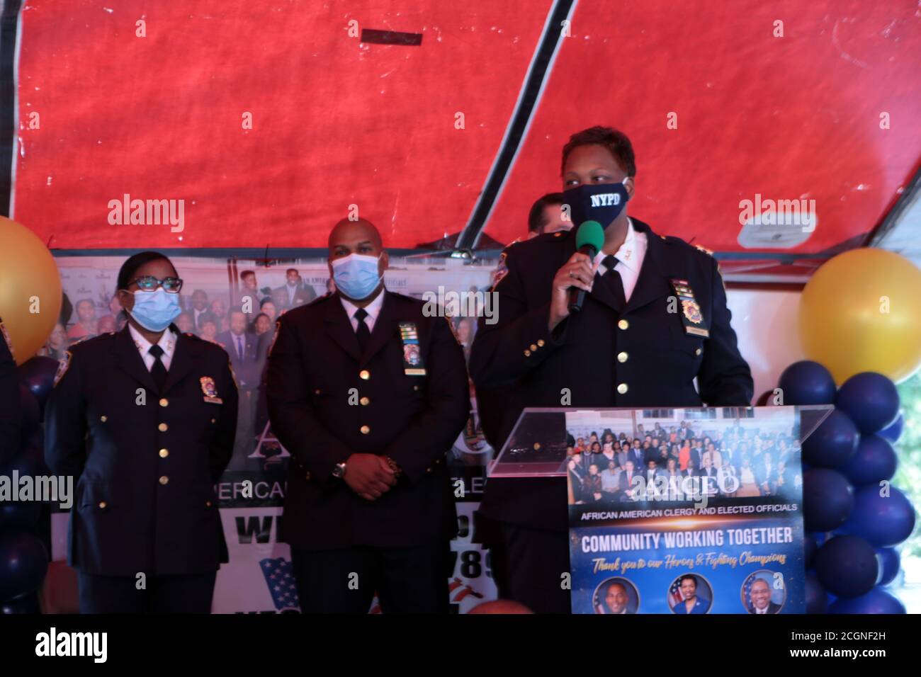 BROOKLYN, NEW YORK: SEPTEMBER 11, 2020- NYPD Chief Judith Harrison ...