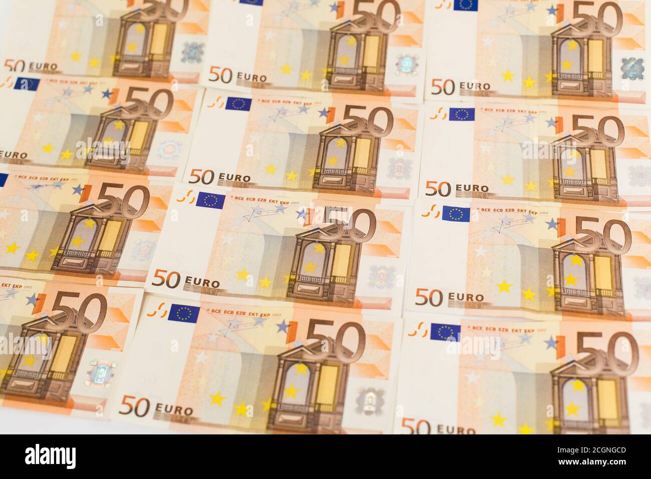 Lots of 50 euro banknotes hi-res stock photography and images - Alamy