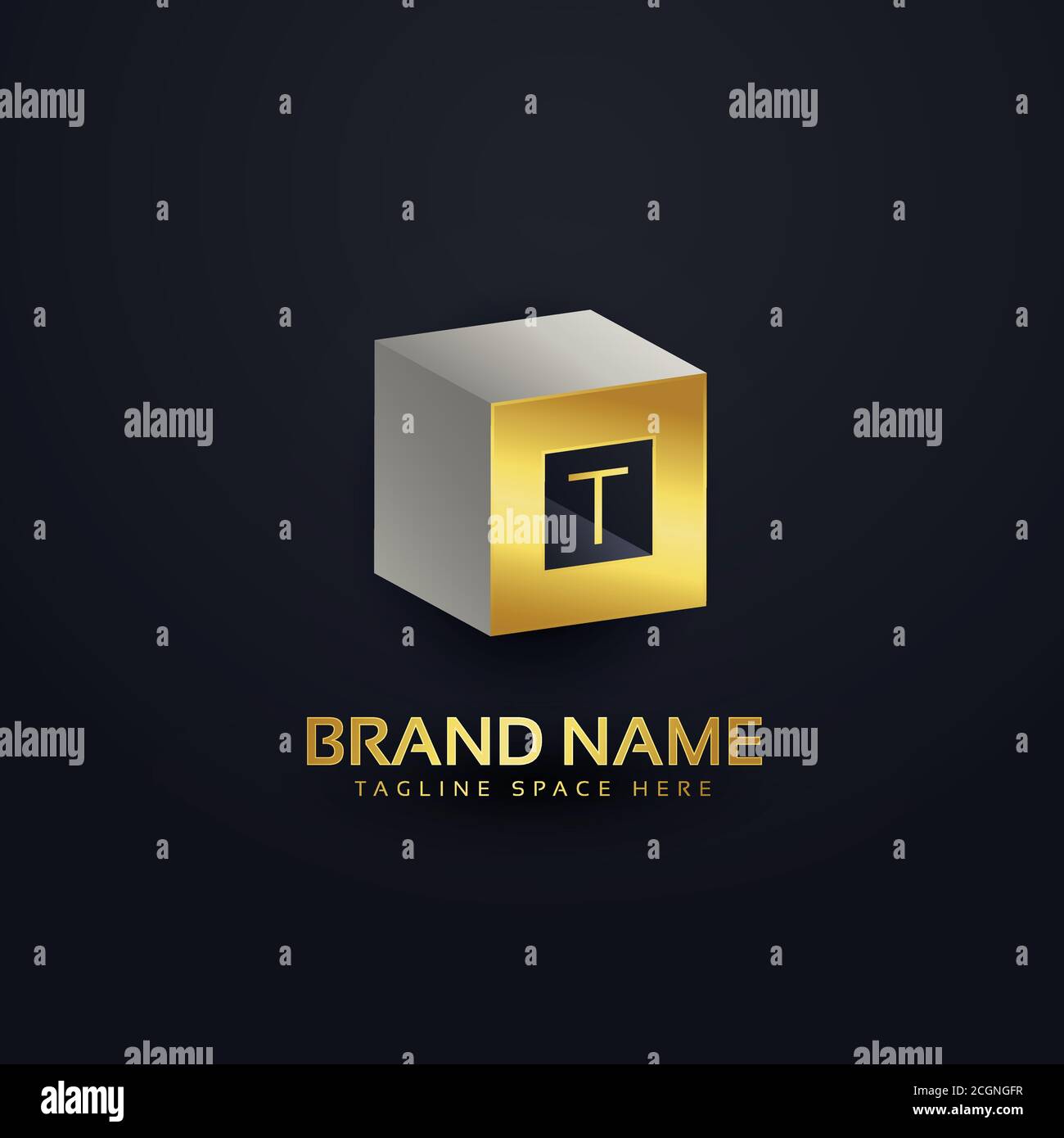 3d letter t logo hi-res stock photography and images - Alamy