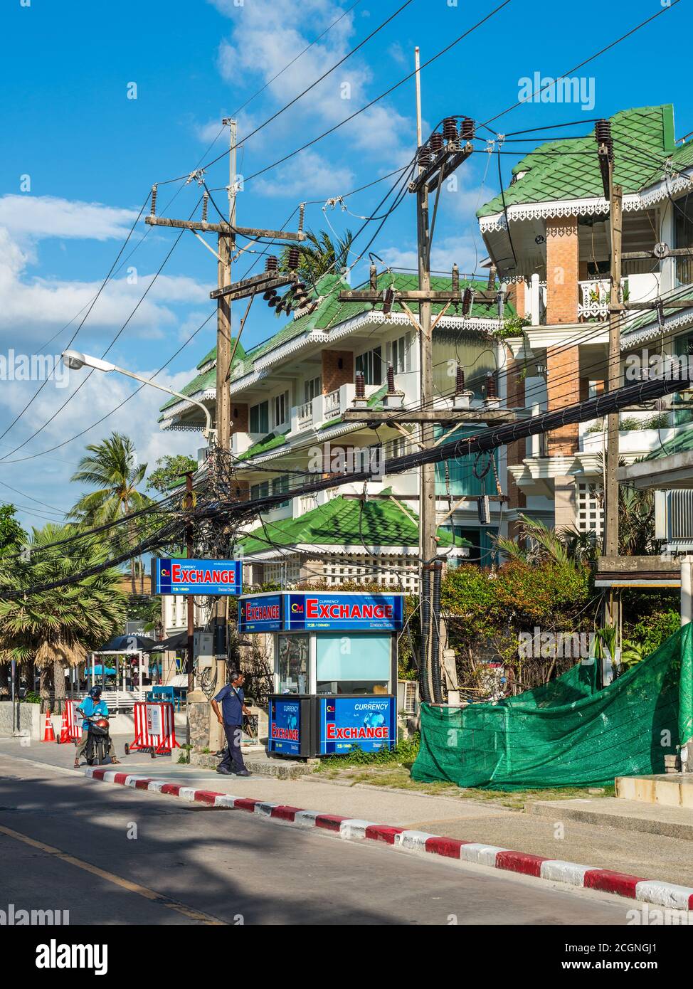 Phuket, Thailand - November 29, 2019: Street view of Phuket at day with ...