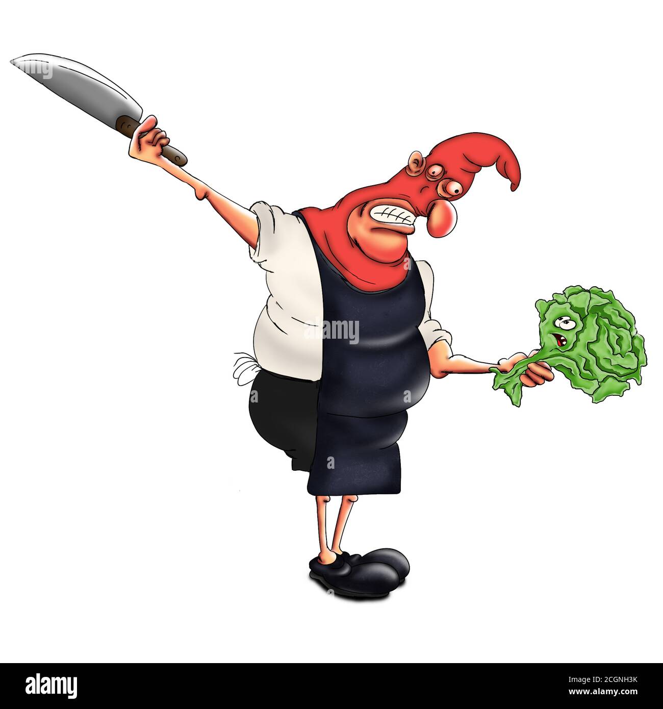 Cartoon character executioner hi-res stock photography and images - Alamy