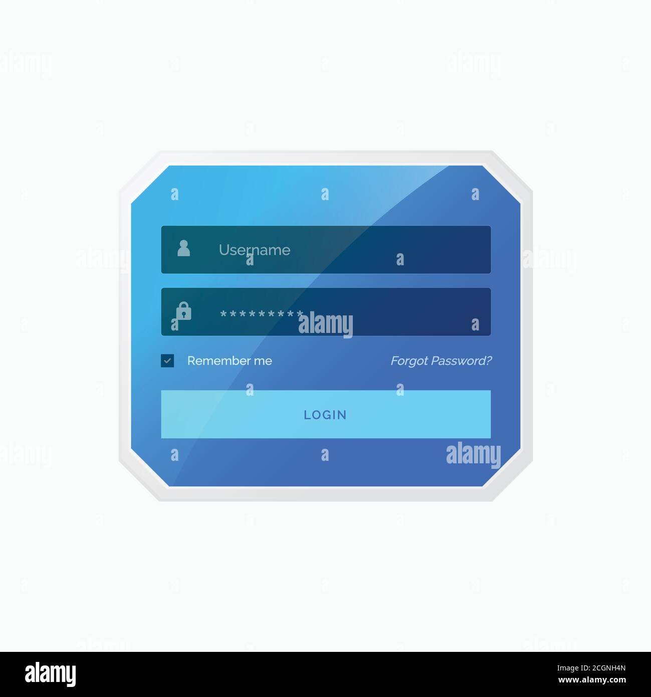 Log In Vector Vectors High Resolution Stock Photography and Images - Alamy