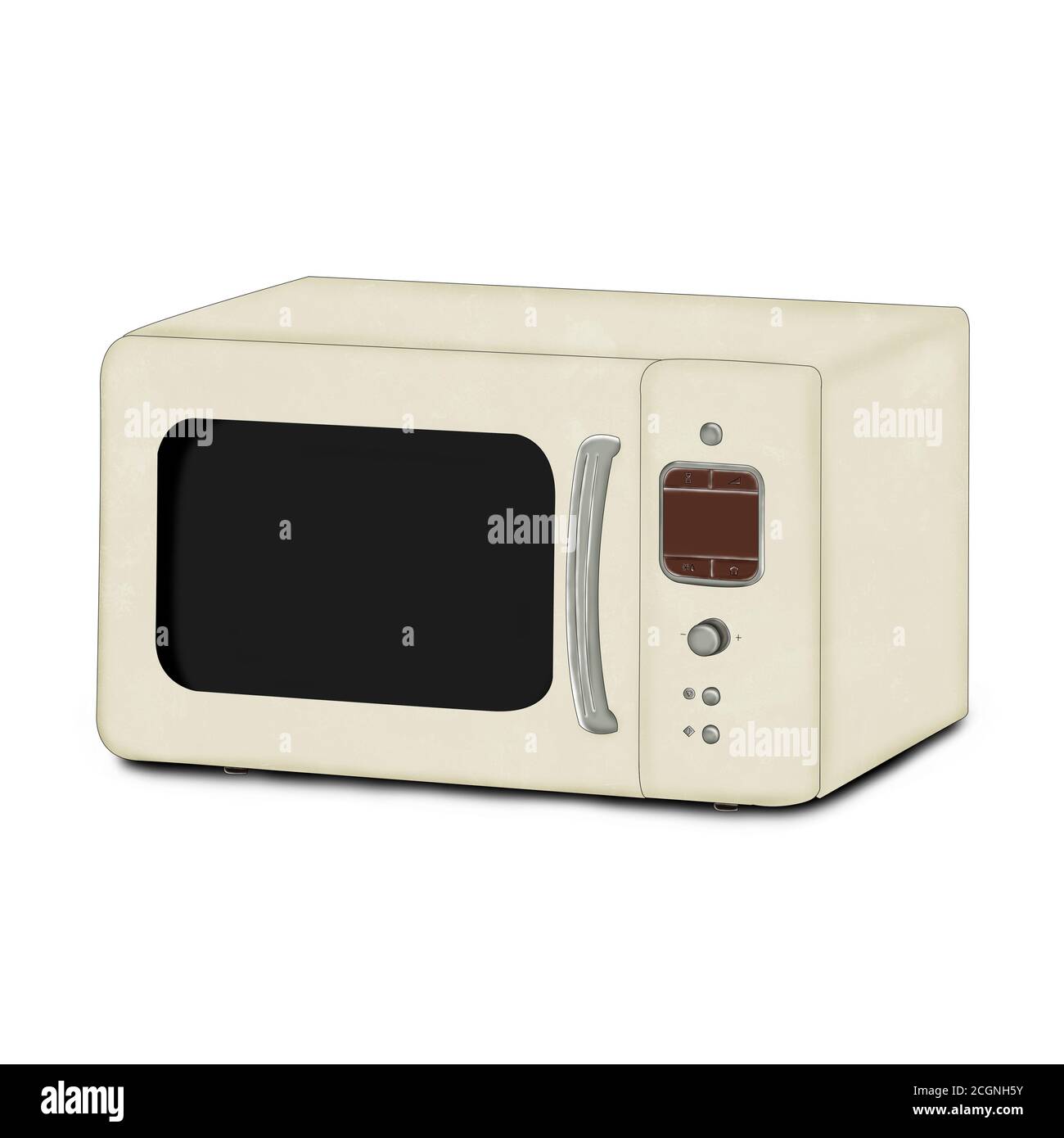 Microwave oven digital display Cut Out Stock Images & Pictures - Alamy