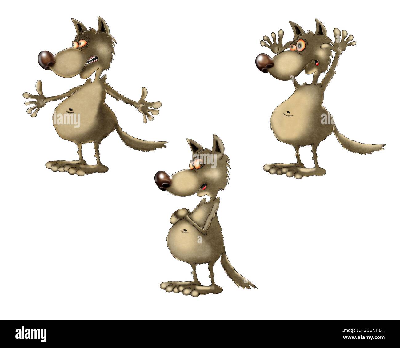 Caricature carnivore cartoon hi-res stock photography and images - Alamy
