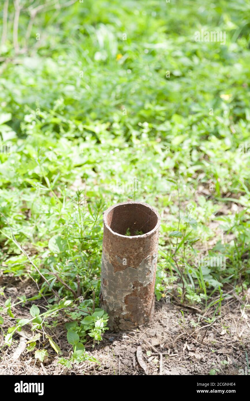 Rusty iron pipe hi-res stock photography and images - Alamy