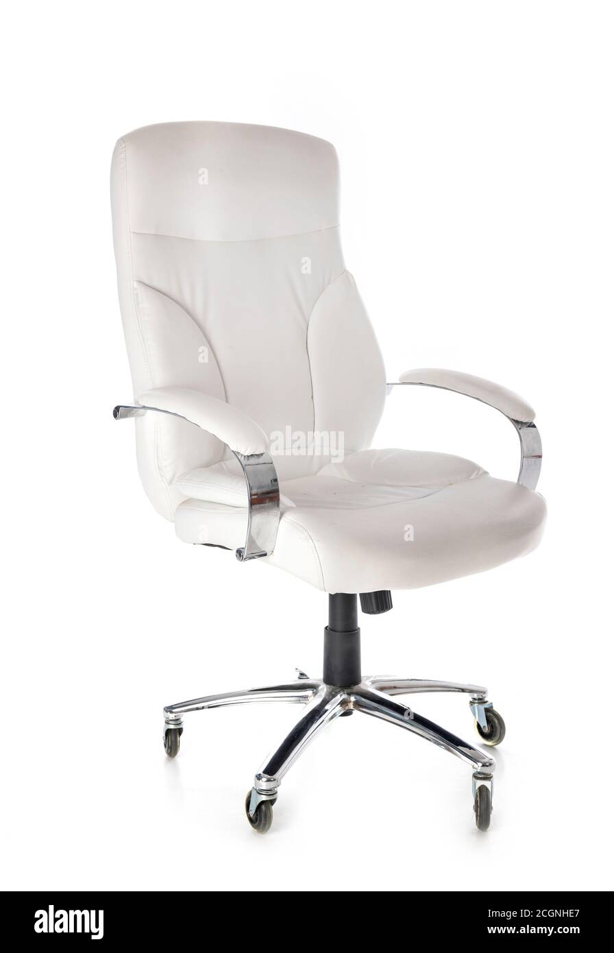 desk chair in front of white background Stock Photo - Alamy