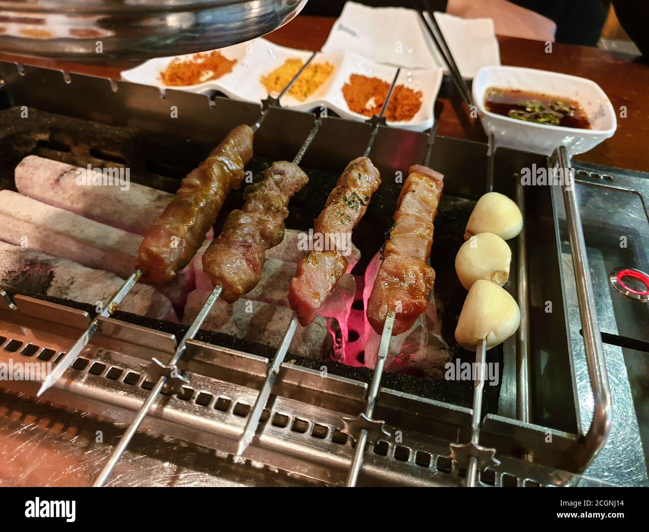 Bbq grill chinese street food hi-res stock photography and images - Alamy