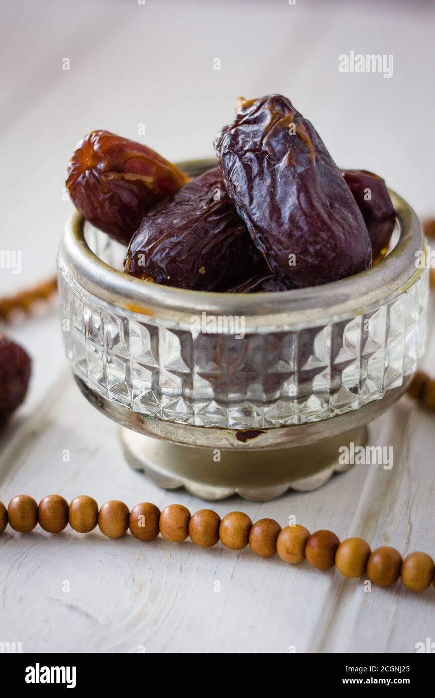 Ramadan fruits - dry dates for iftar time Stock Photo - Alamy