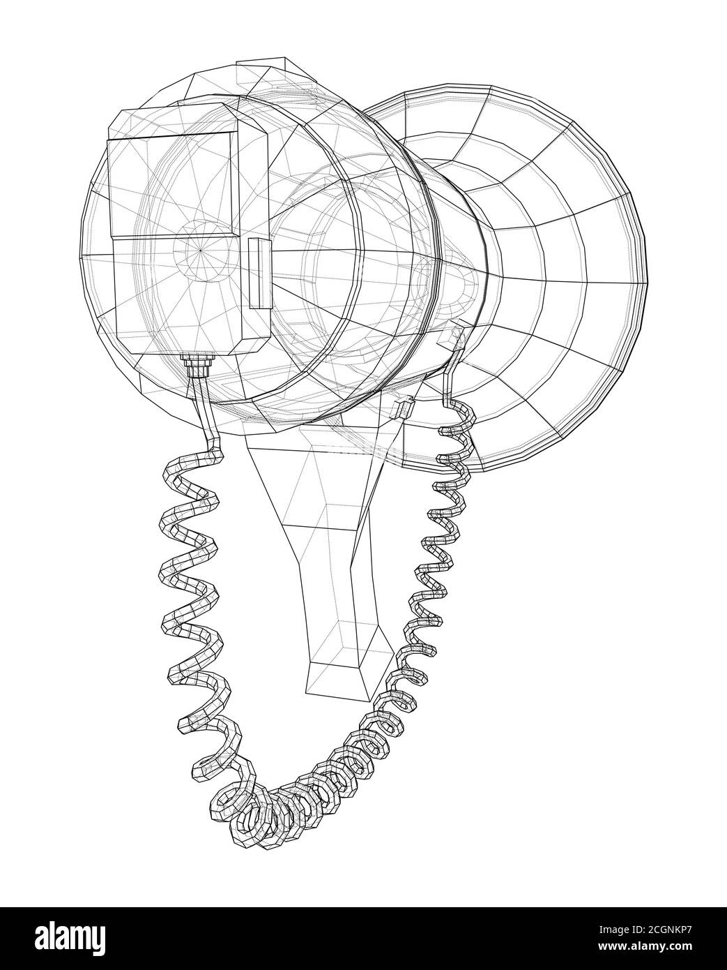Megaphone concept outline. Vector Stock Vector Image & Art - Alamy