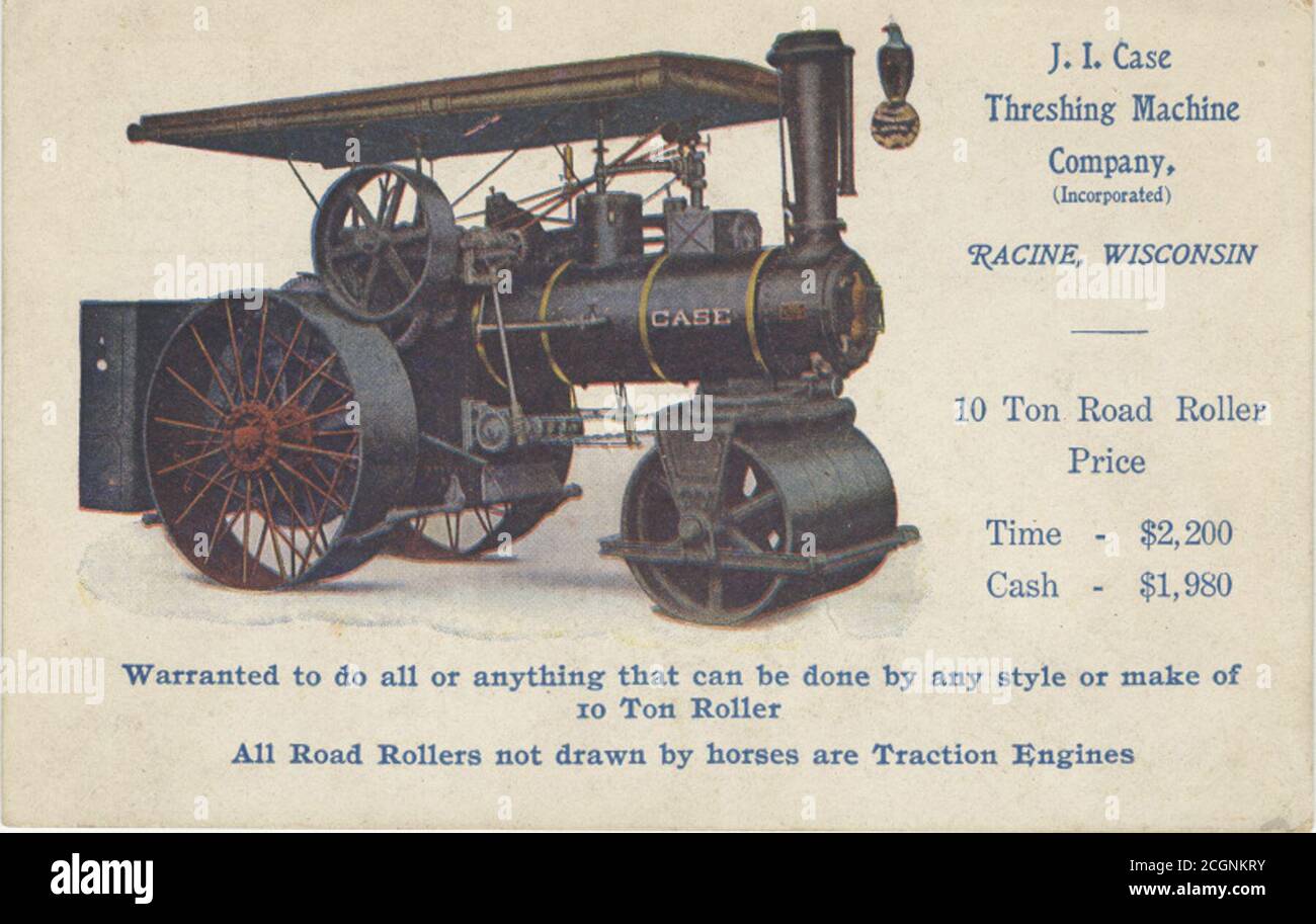 J i case threshing machine company hi-res stock photography and images ...