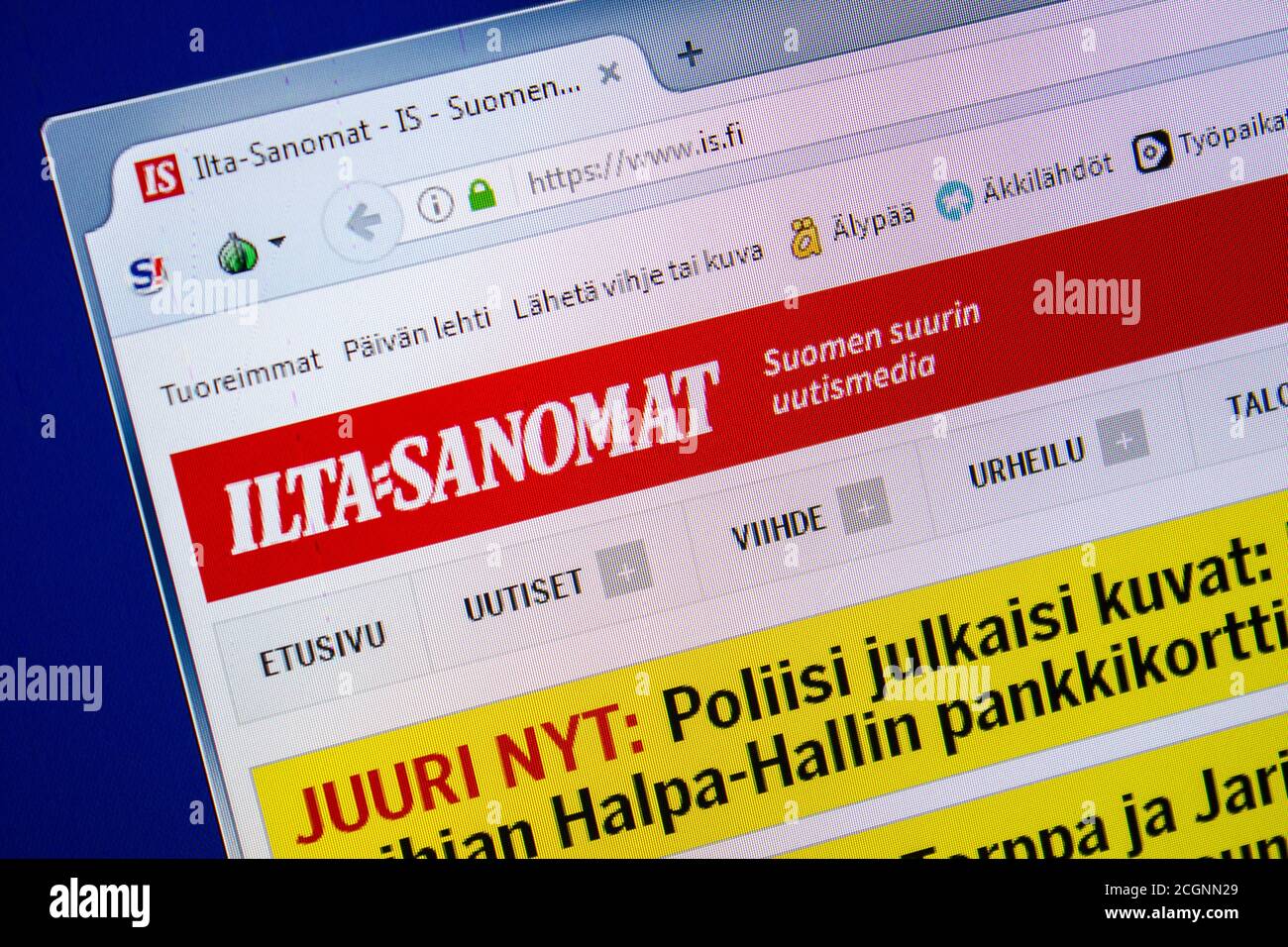 Ilta sanomat logo hi-res stock photography and images - Alamy