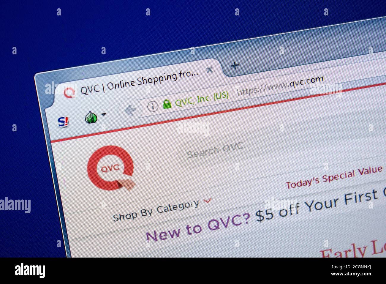 Qvc icon hi-res stock photography and images - Alamy