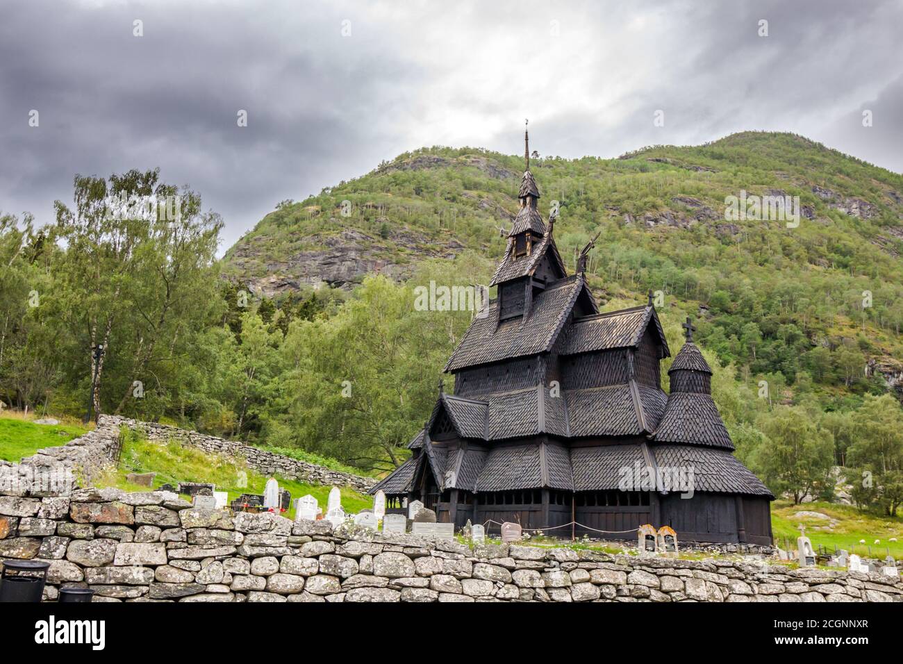 Borgund church in Norway Stock Photo - Alamy