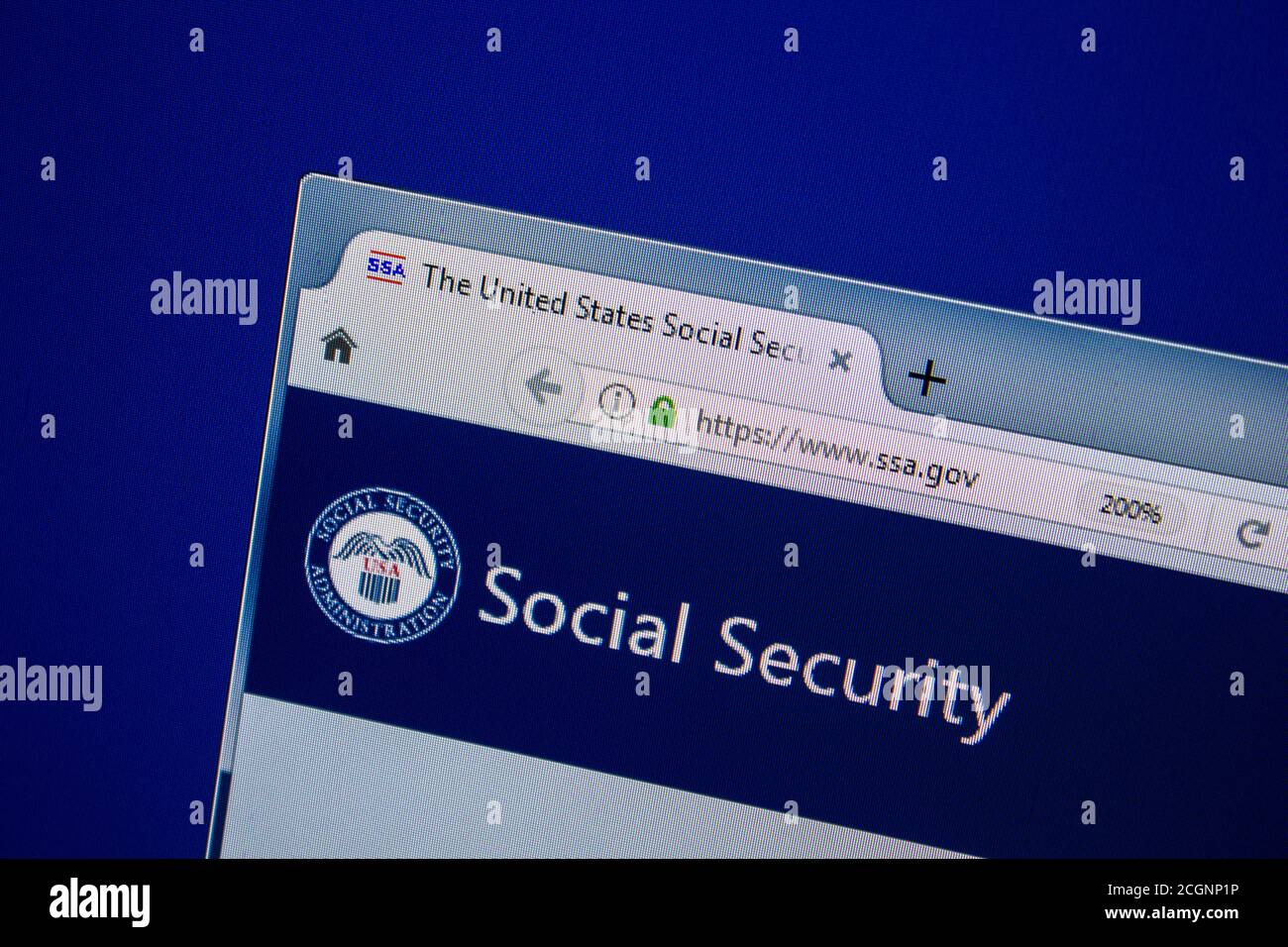 Social security administration logo hi-res stock photography and images ...