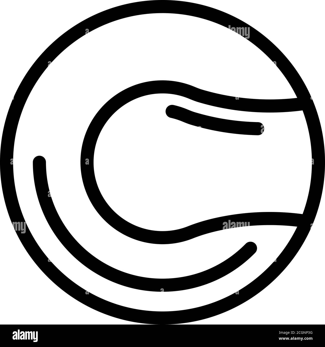 Hurling leather ball icon, outline style Stock Vector Image & Art - Alamy