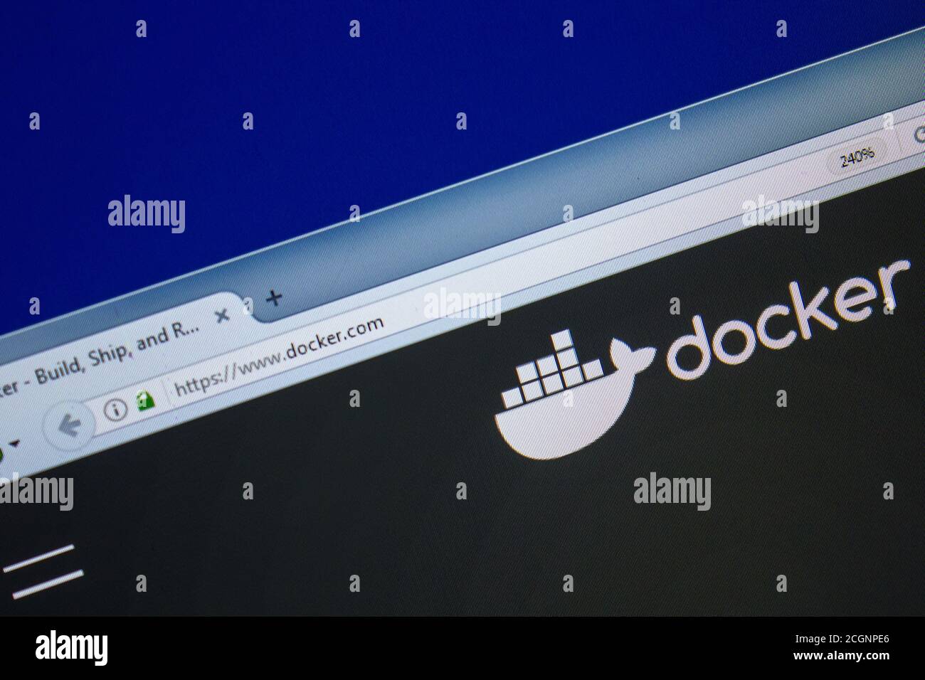 Docker logo hi-res stock photography and images - Alamy