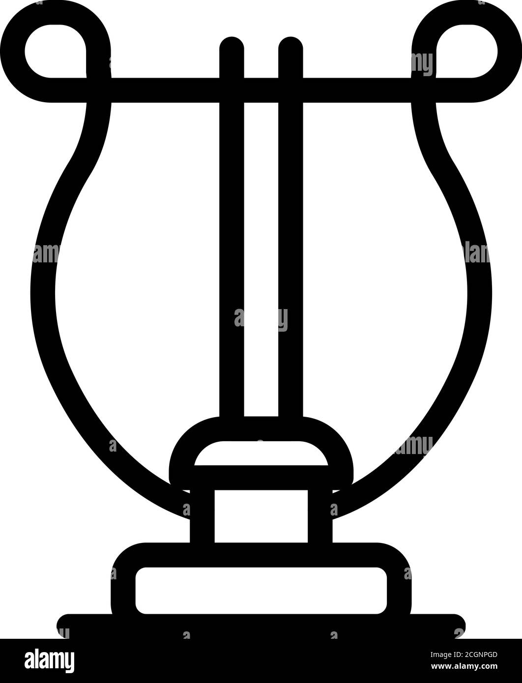 Instrument harp icon, outline style Stock Vector Image & Art - Alamy