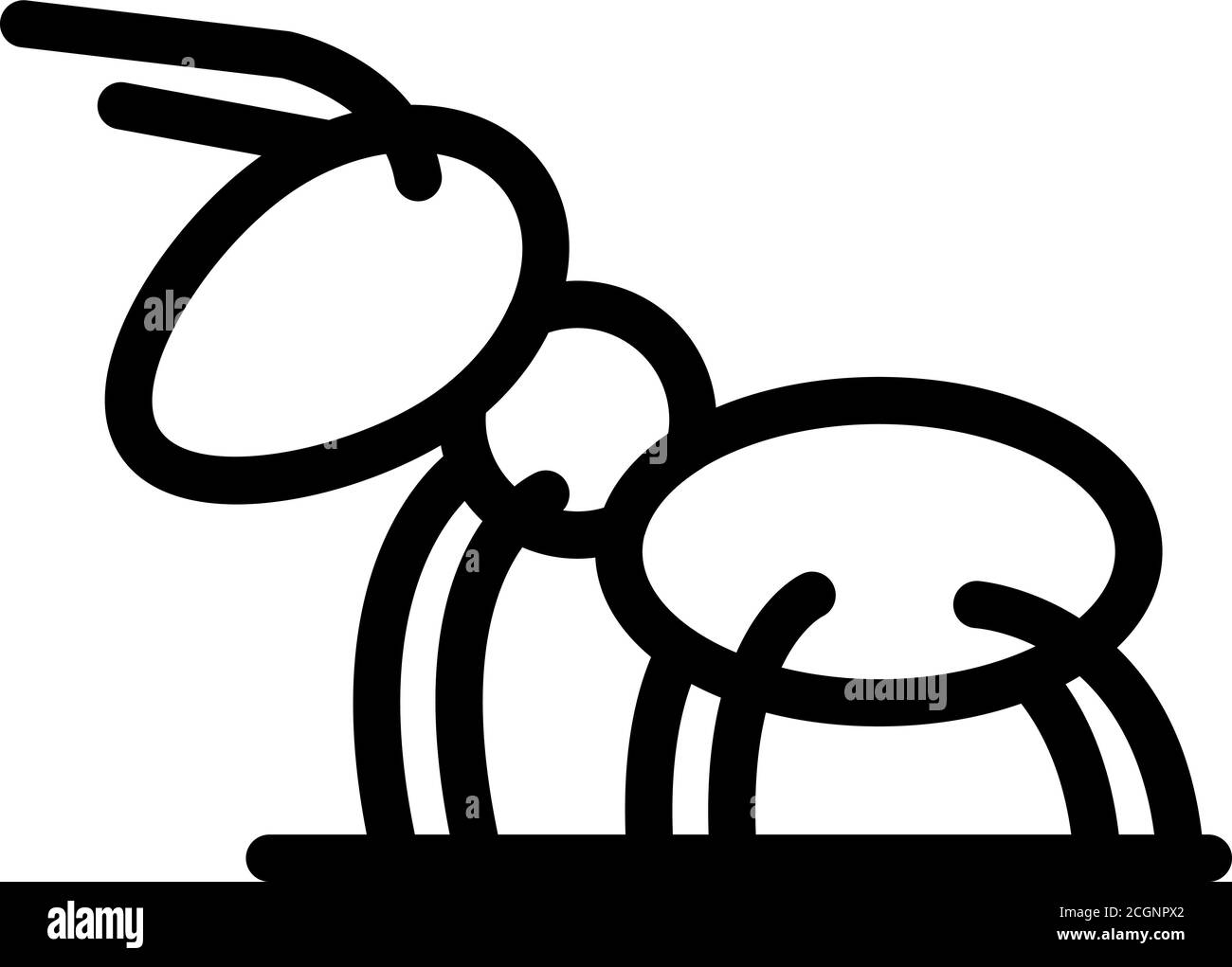 Bug ant icon, outline style Stock Vector Image & Art - Alamy