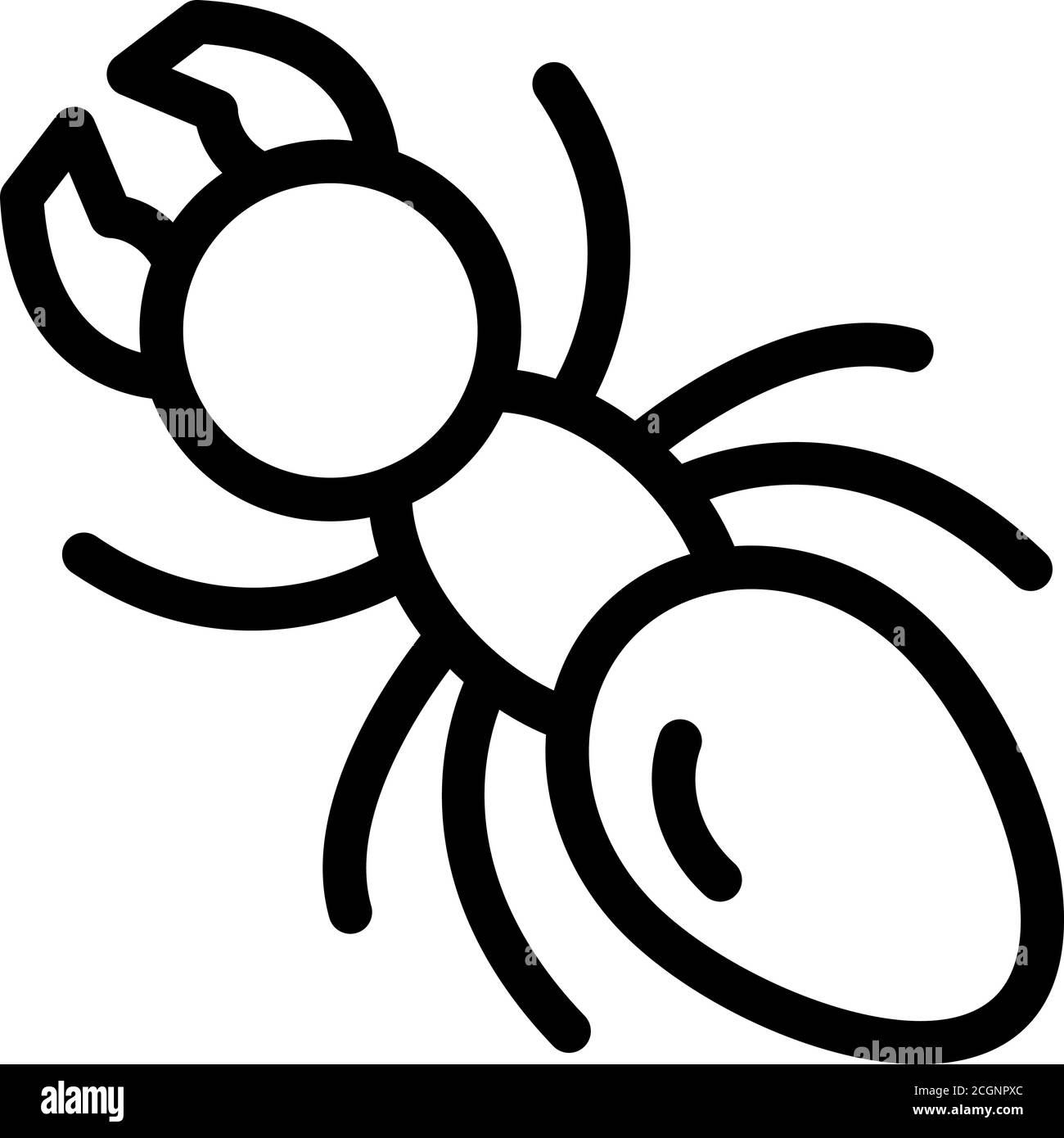 Tree ant icon, outline style Stock Vector Image & Art - Alamy