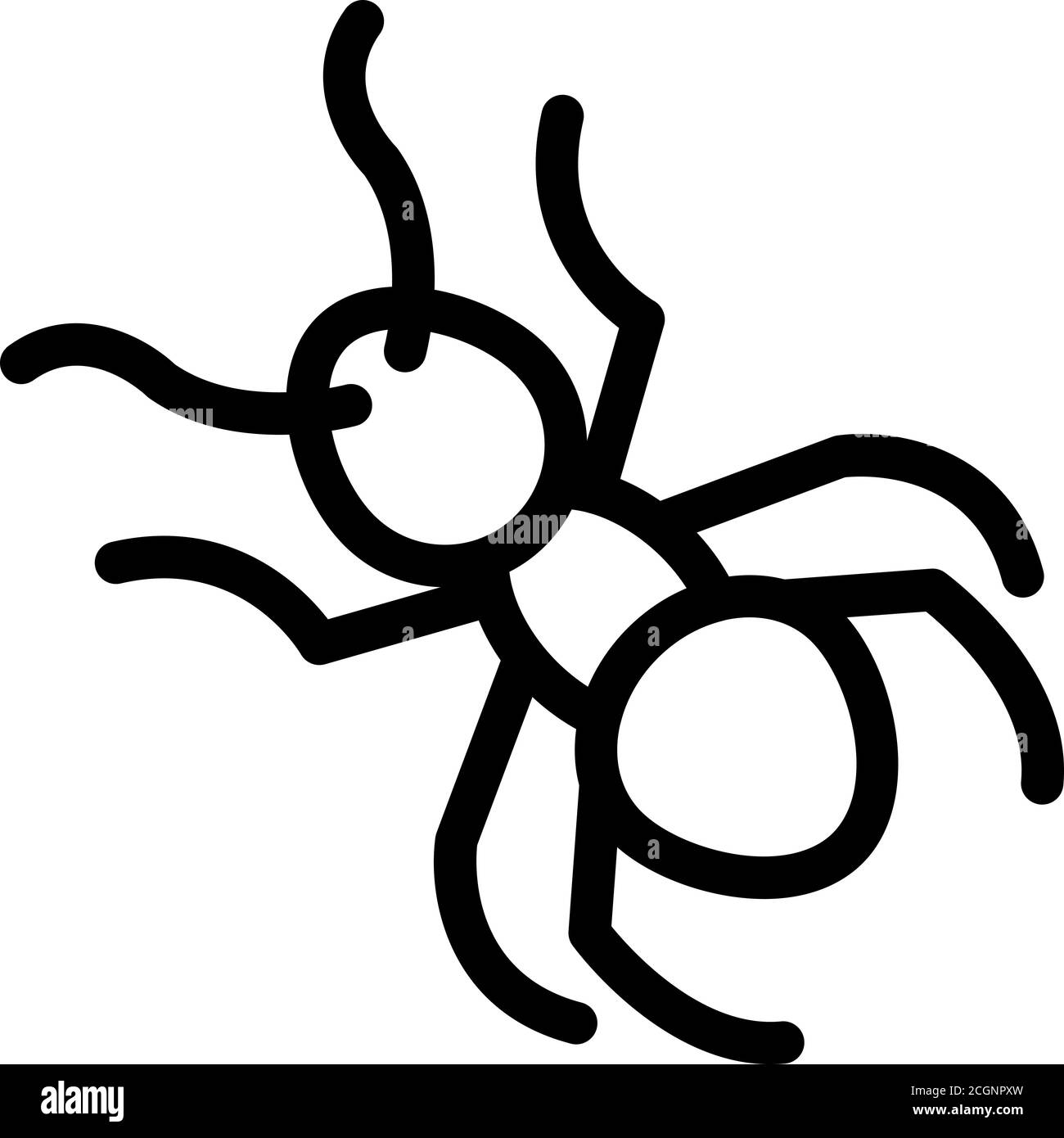 Garden ant icon, outline style Stock Vector Image & Art - Alamy