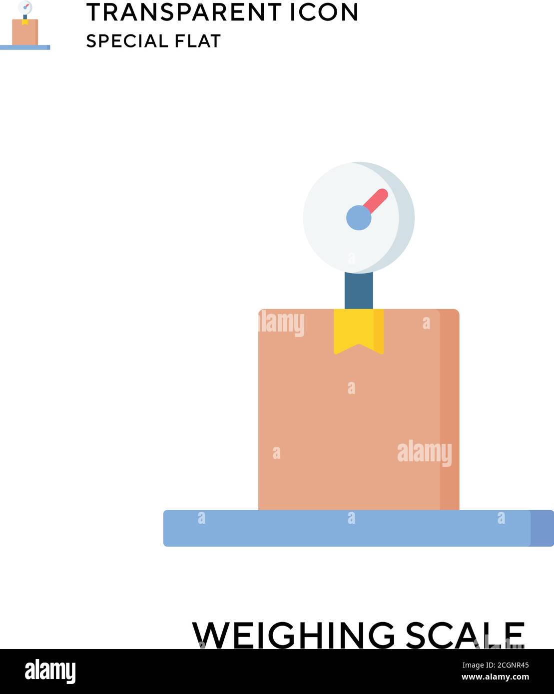 Weighing scale vector icon. Flat style illustration. EPS 10 vector ...