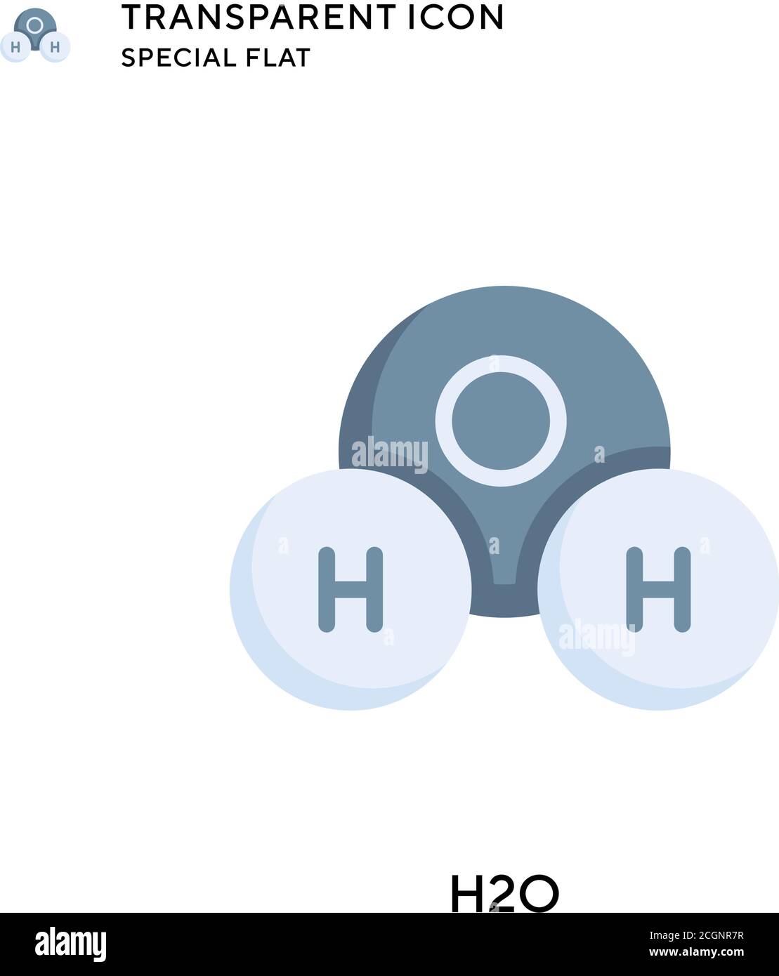 H2o molecule 3d Stock Vector Images - Alamy