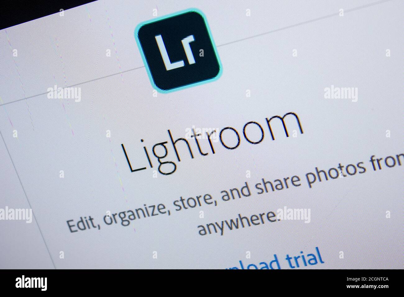 Adobe lightroom symbol logo hi-res stock photography and images - Alamy