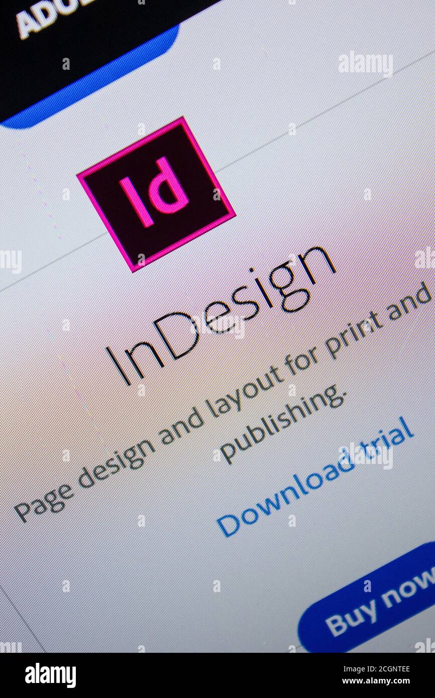 Indesign logo hi-res stock photography and images - Alamy