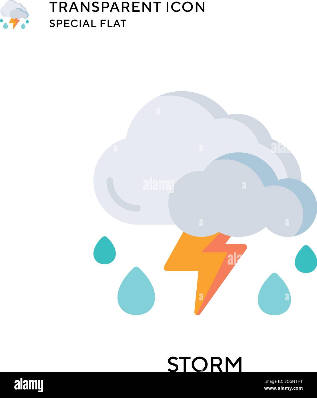 Panorama of lightning storm Stock Vector Images - Alamy