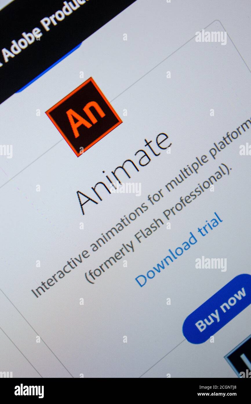 Adobe animate software hi-res stock photography and images - Alamy