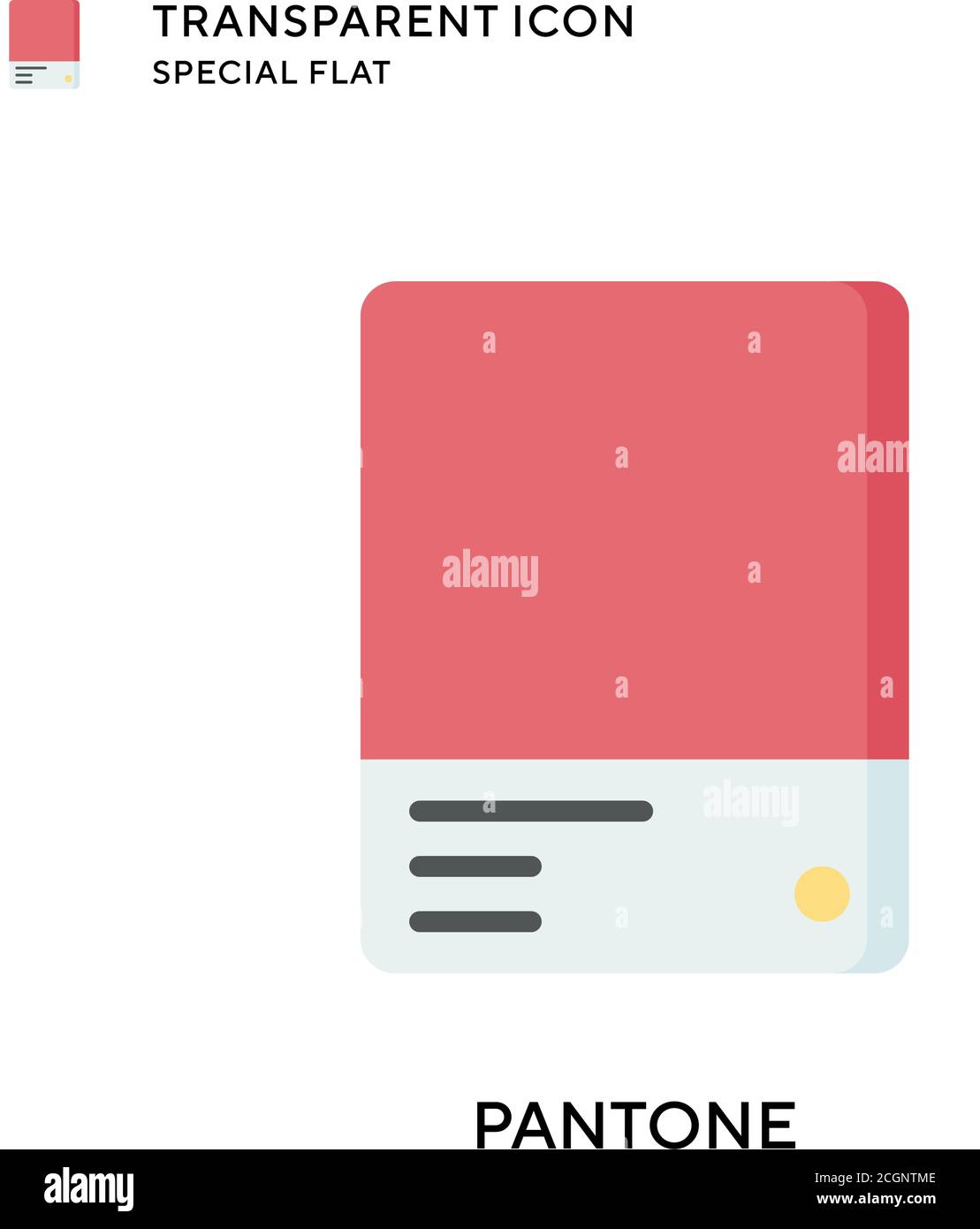 Pantone vector icon. Flat style illustration. EPS 10 vector Stock ...