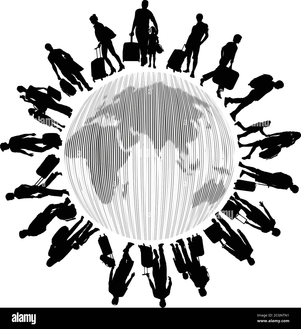 Traveler world map on Cut Out Stock Images & Pictures - Alamy