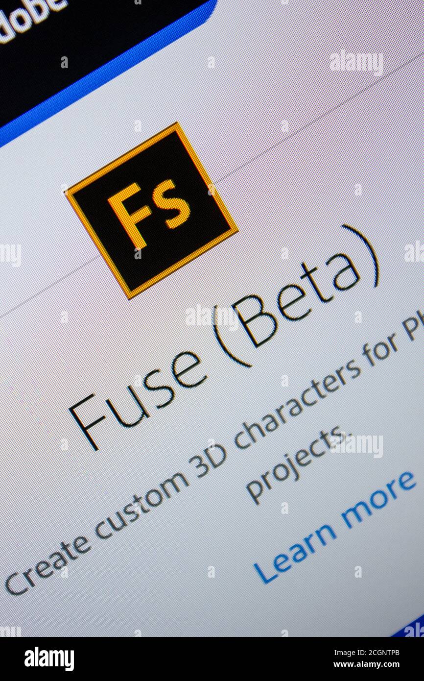 Adobe fuse hi-res stock photography and images - Alamy