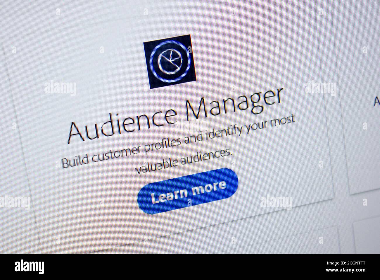 Adobe audience manager hi-res stock photography and images - Alamy