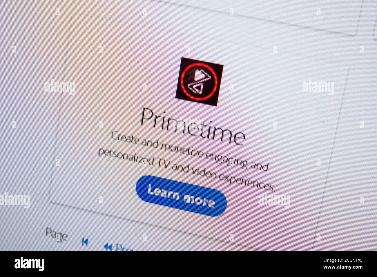 Primetime logo hi-res stock photography and images - Alamy