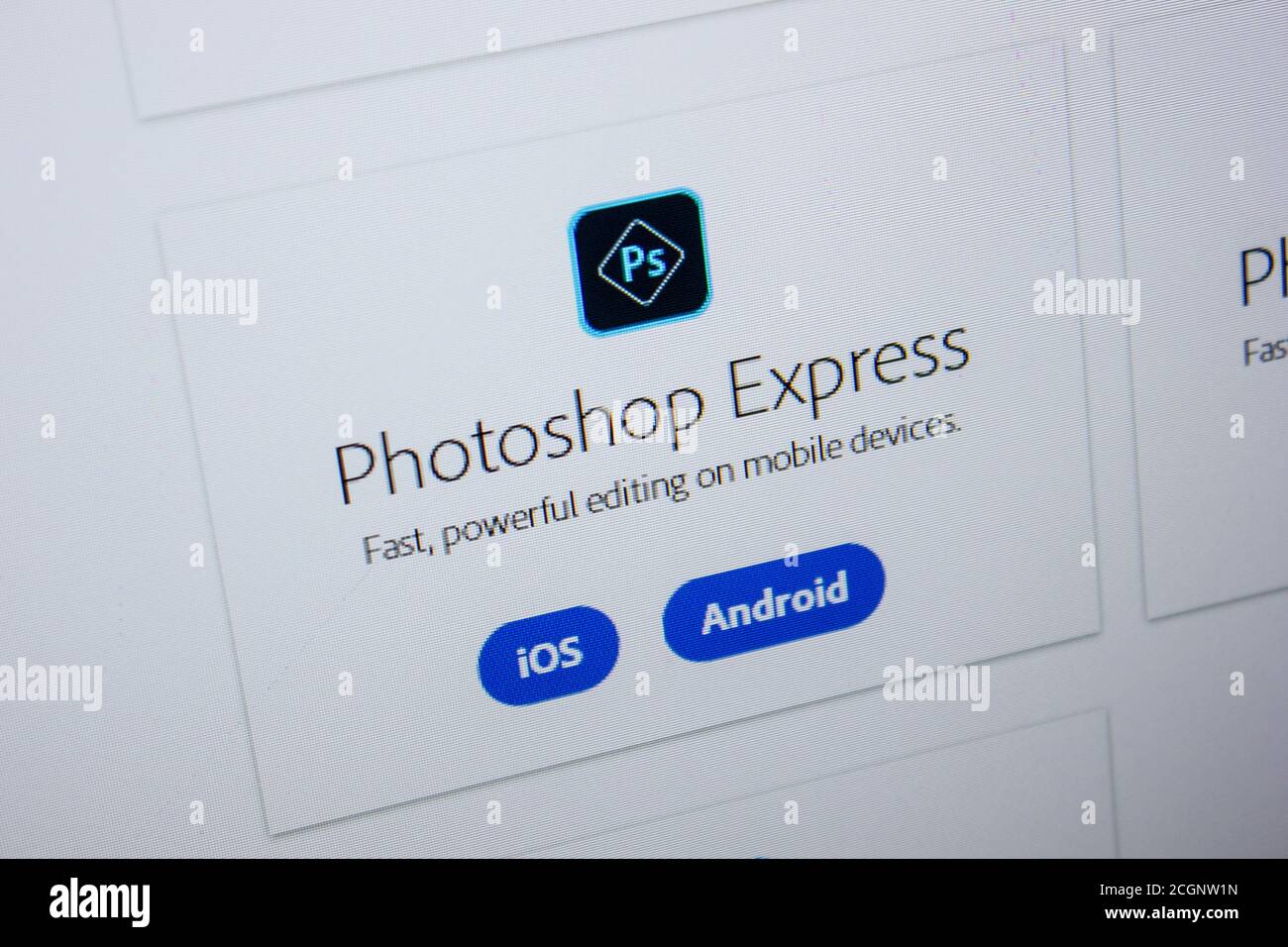 Adobe photoshop express hi-res stock photography and images - Alamy
