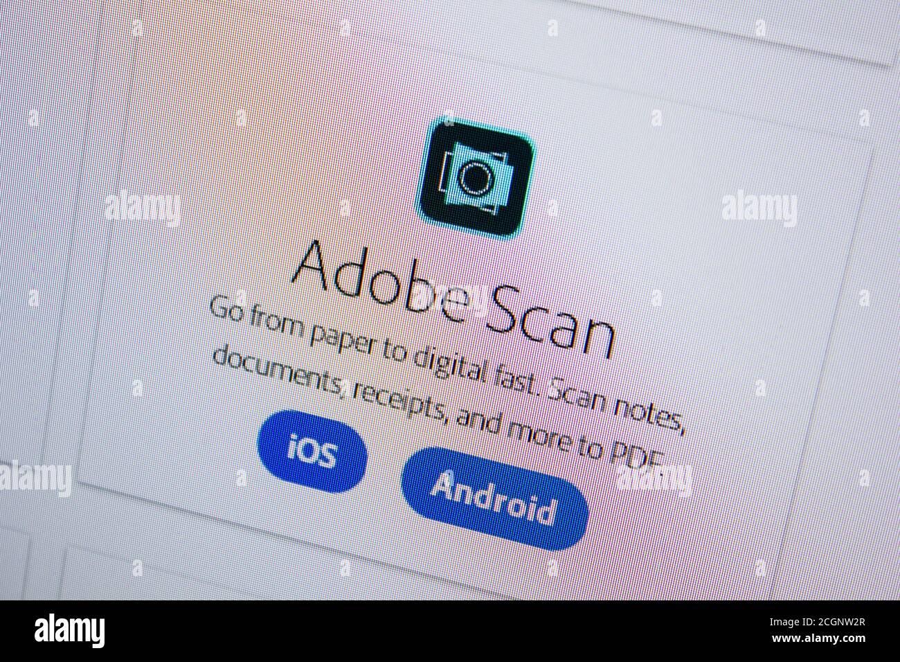 Adobe scan logo hi-res stock photography and images - Alamy