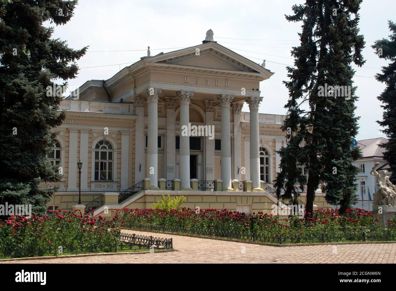 Entrance to the archaeological museum hi-res stock photography and ...