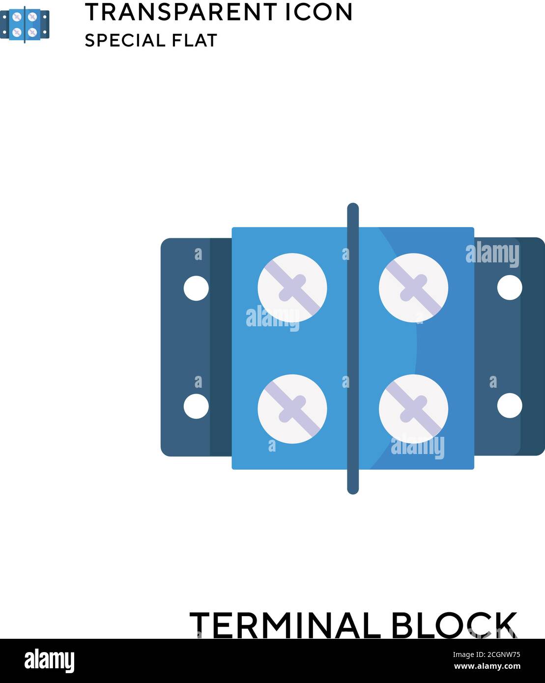 Terminal block circuit board Stock Vector Images - Alamy
